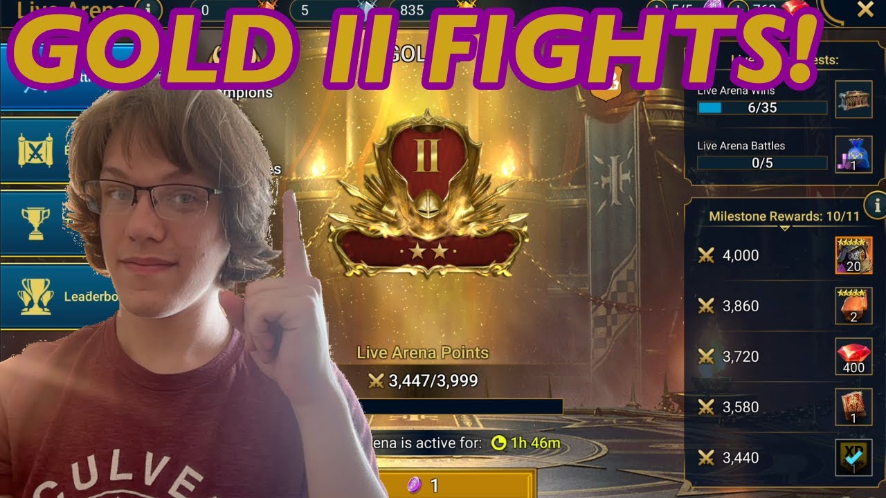 GOLD II FIGHTS! QUINTUS RUSH! - YouTube