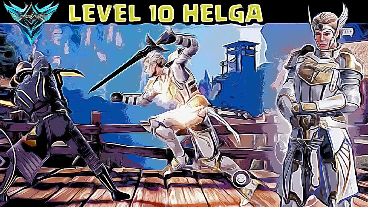 Shadow fight arena - level 10 Helga Nerfed | repentance VS Justice of ...