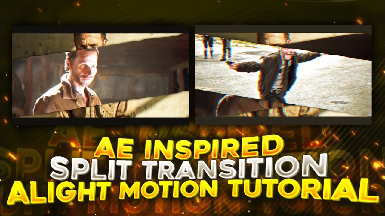 AE INSPIRED 😲🔥split transition alight motion tutorial [PRESET?] LINK IN DESCRIPTION 🙂 - YouTube