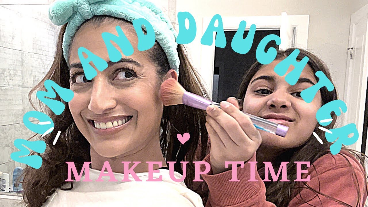 I finally agreed to my daughter giving me a makeup makeover - YouTube