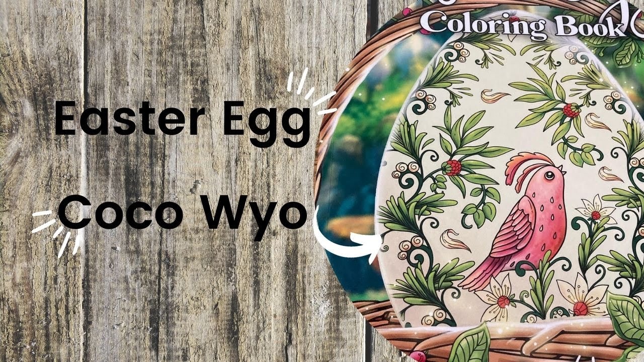 Easter Egg - Coco Wyo //Colouring Book Flip Through - YouTube
