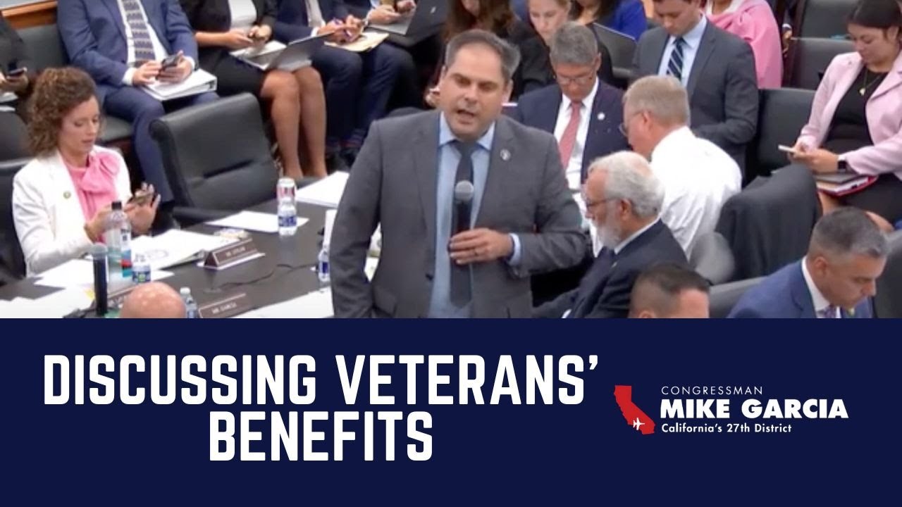 Rep. Mike Garcia Discusses FY24 VA Bill to Fund Veterans' Benefits - YouTube