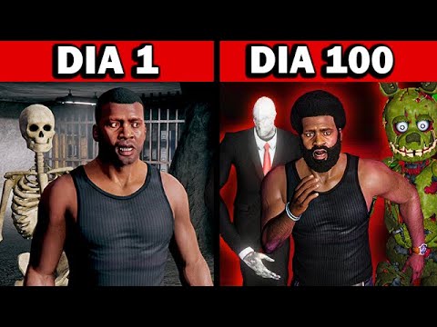 Cómo SOBREVIVIR 100 DIAS EN UN BUNKER De TERROR en el GTA 5? - YouTube