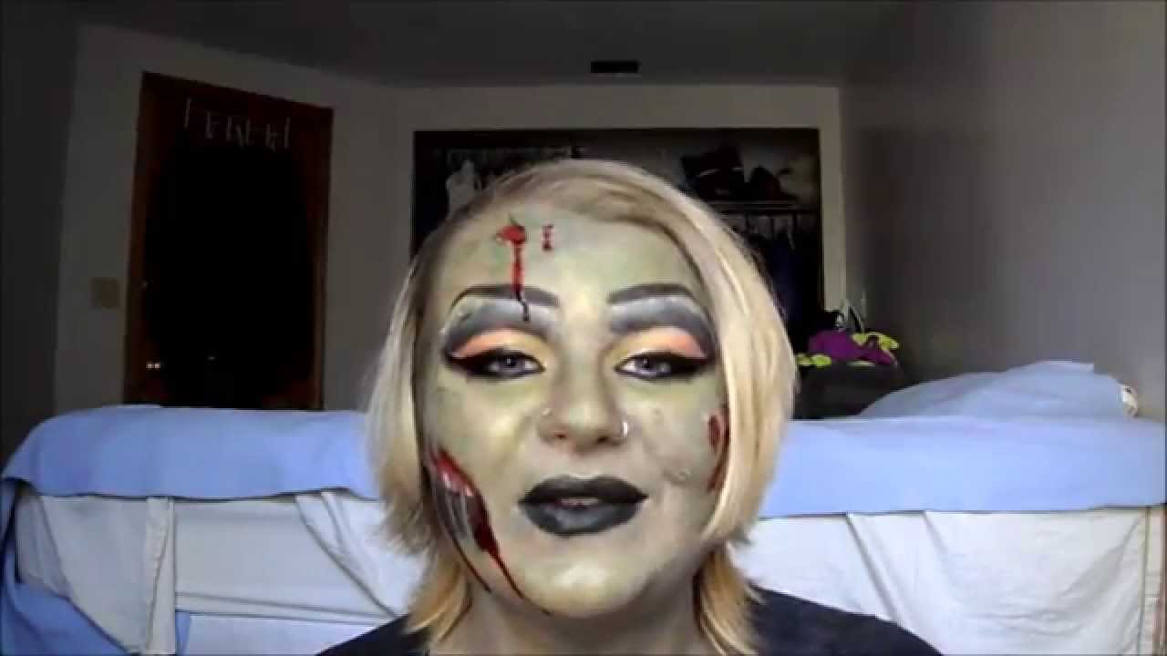 Drop Dead Drag Diva - Zombie Drag Makeup Tutorial - YouTube