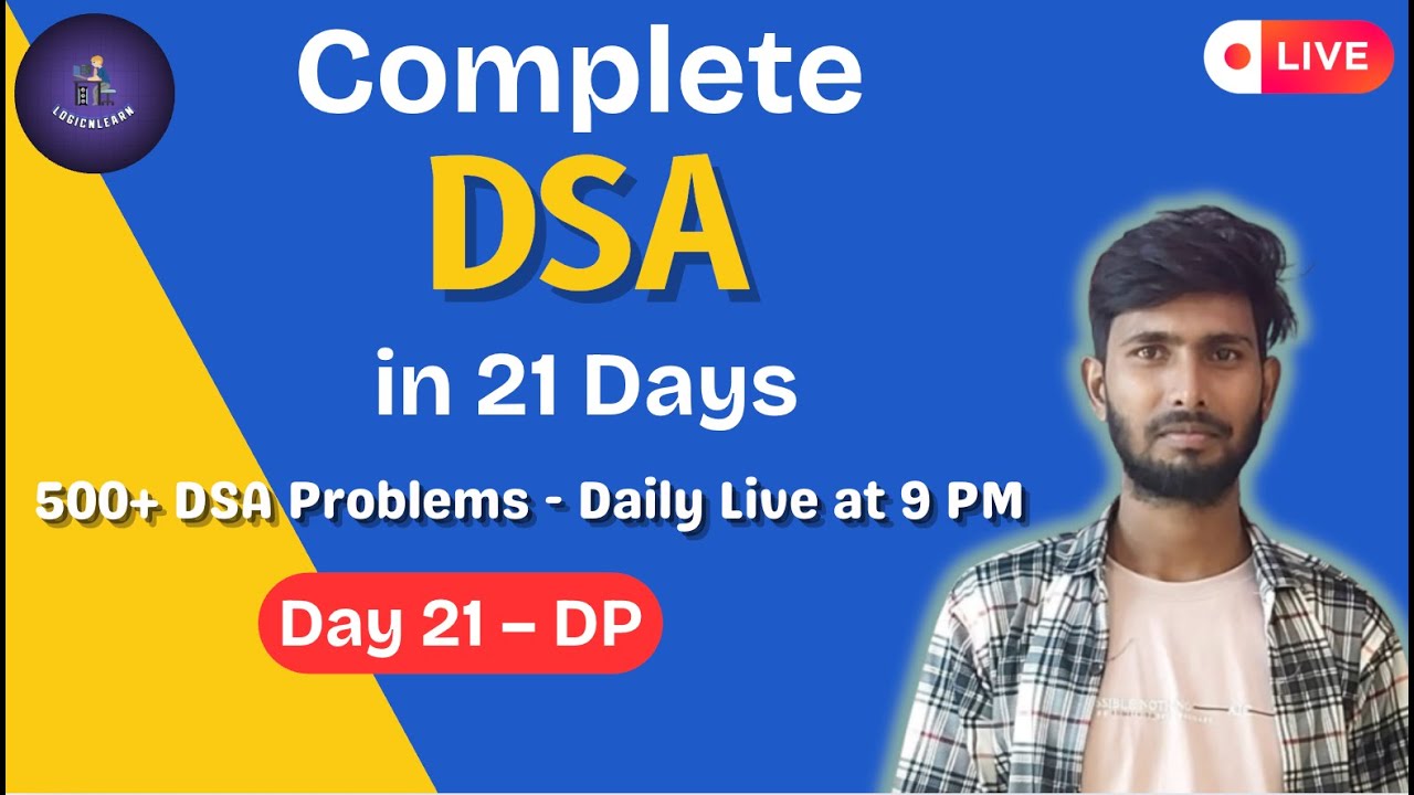 Day 21 | Dynamic Programming (DP) One Shot (30+ Interview Problems ...