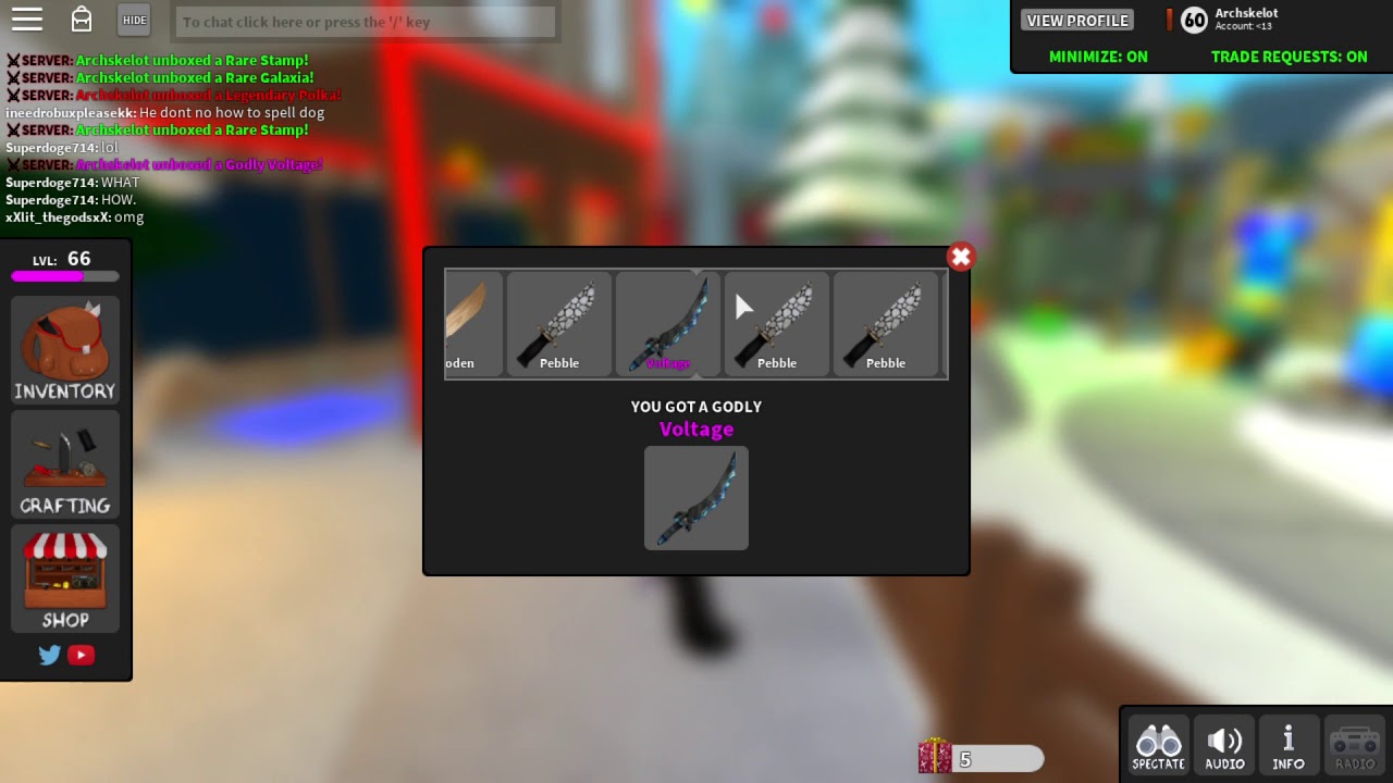 Roblox MMX - UNBOXING THE GODLY VOLTAGE!!!!!!!!!!! - YouTube