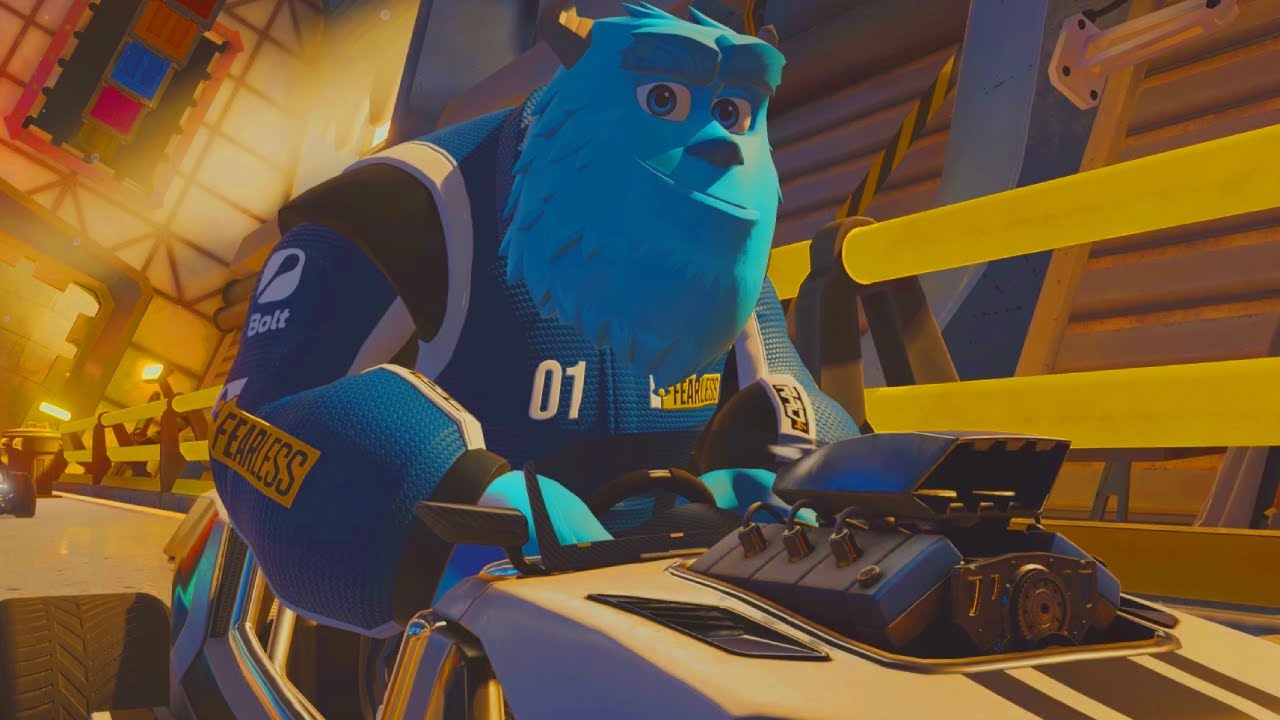 Sulley Gameplay (The Factory Race Track) - Disney Speedstorm HD - YouTube