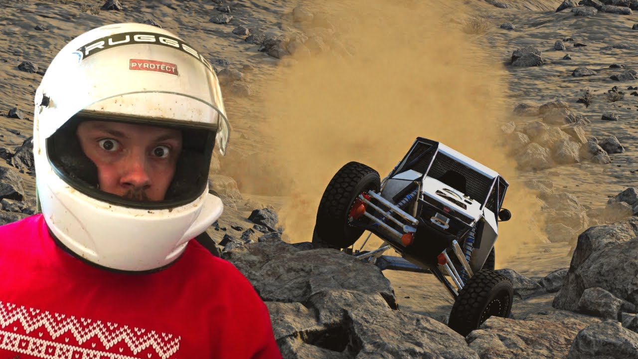 Pre-Running King of the Hammers Rocks at Sunset - BeamNG 0.27.1 UPDATE ...