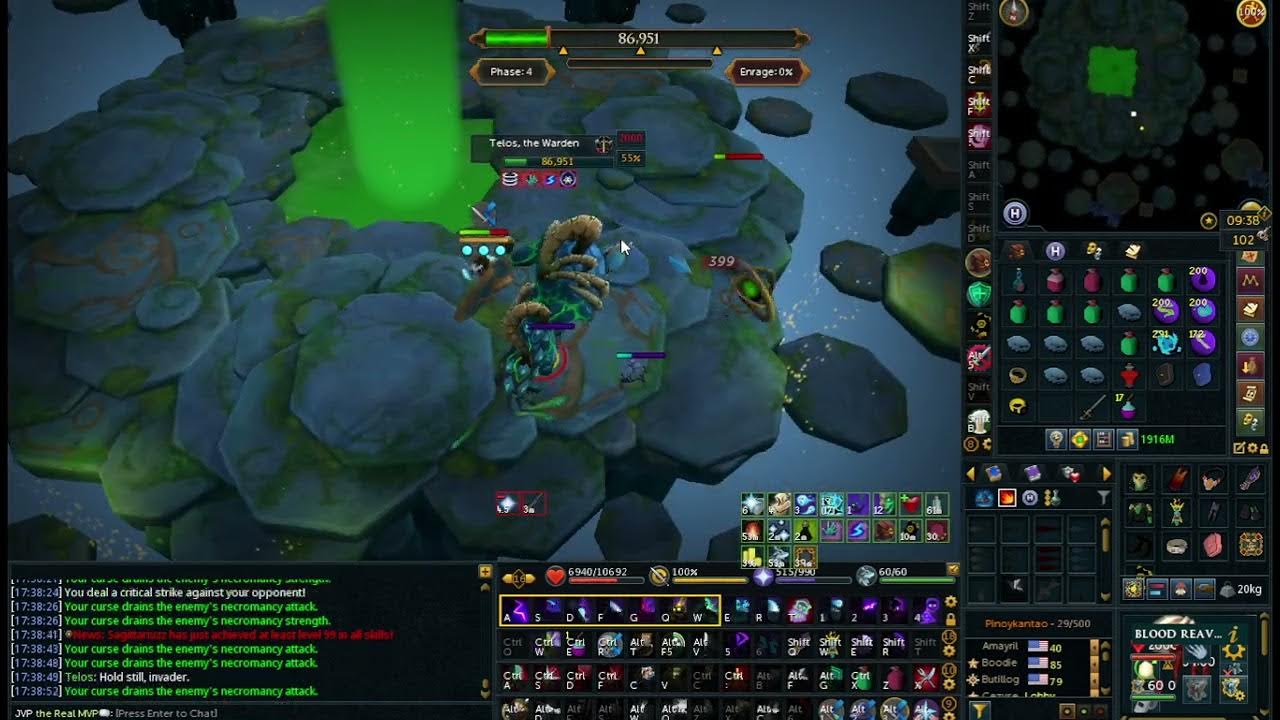 NECROMANCY ONLY TELOS FULL FIGHT (T90 Power Upgrade task) - YouTube