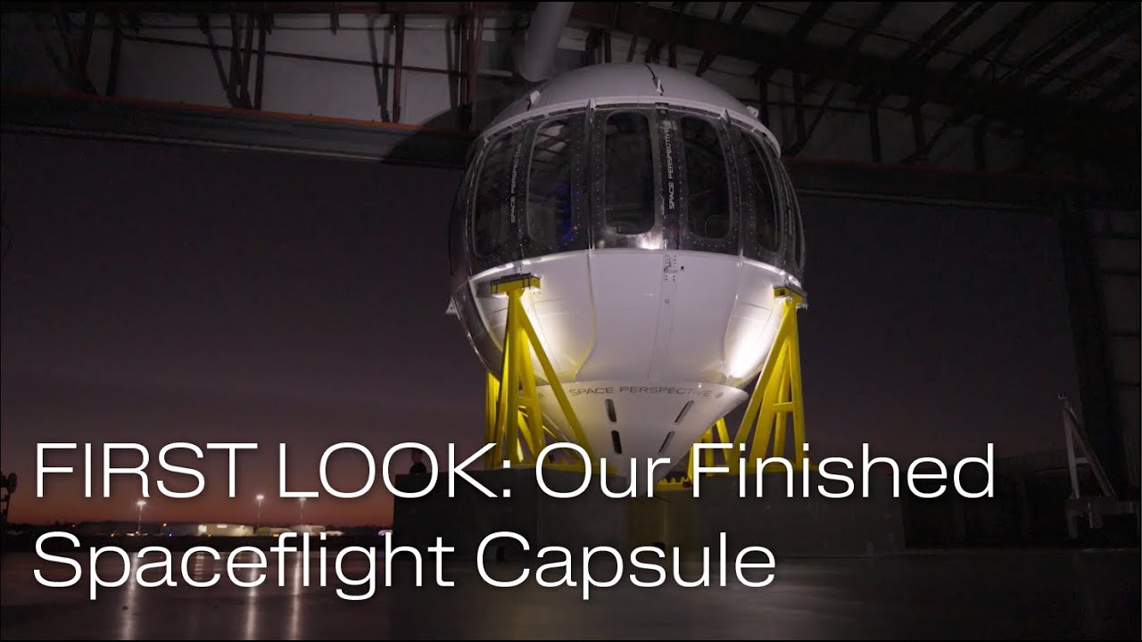 FIRST LOOK: Our Finished Spaceflight Capsule - YouTube
