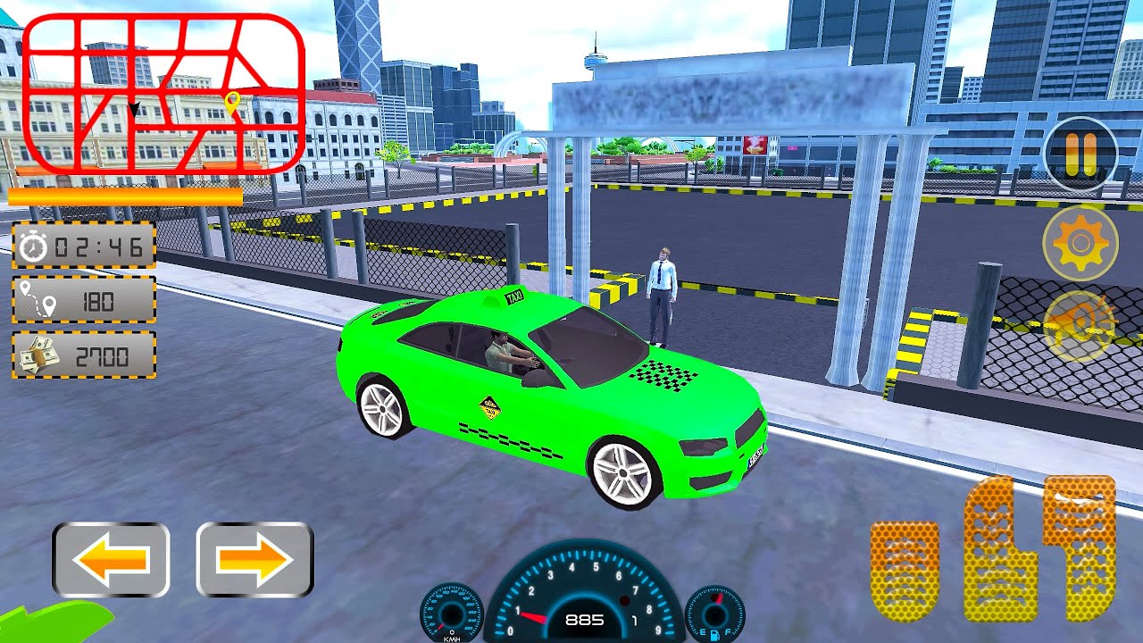Real City Taxi Driver Simulator - Taxi Car in New York City - Gameplay ...