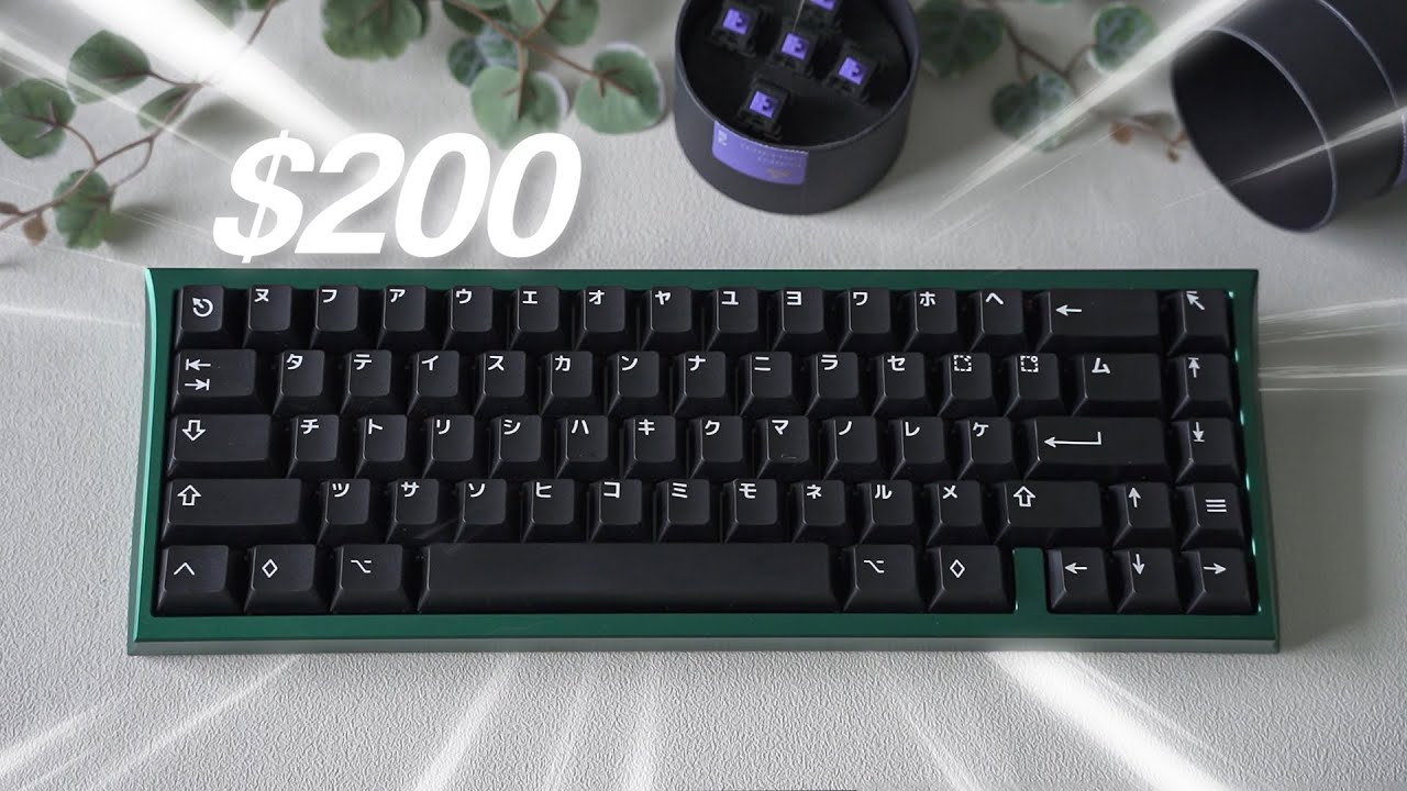 $200 Custom Keyboard Kit - YouTube