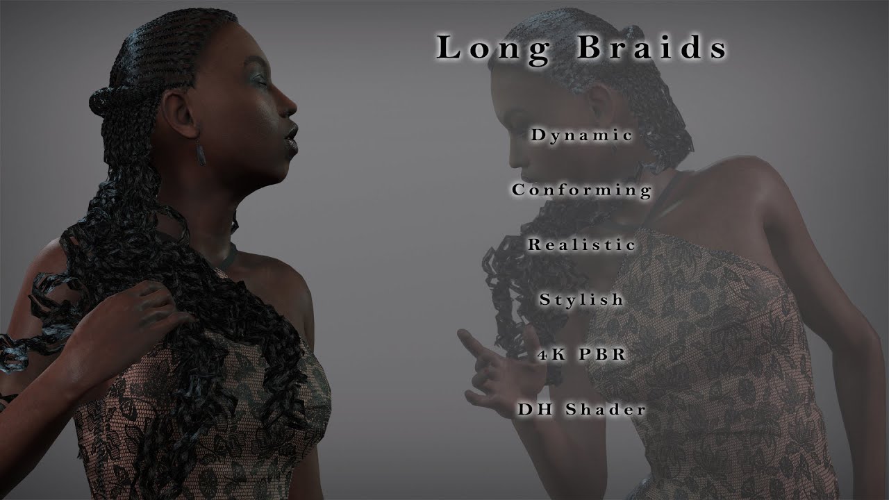 CC3 & iClone Hair V4 Style H - YouTube