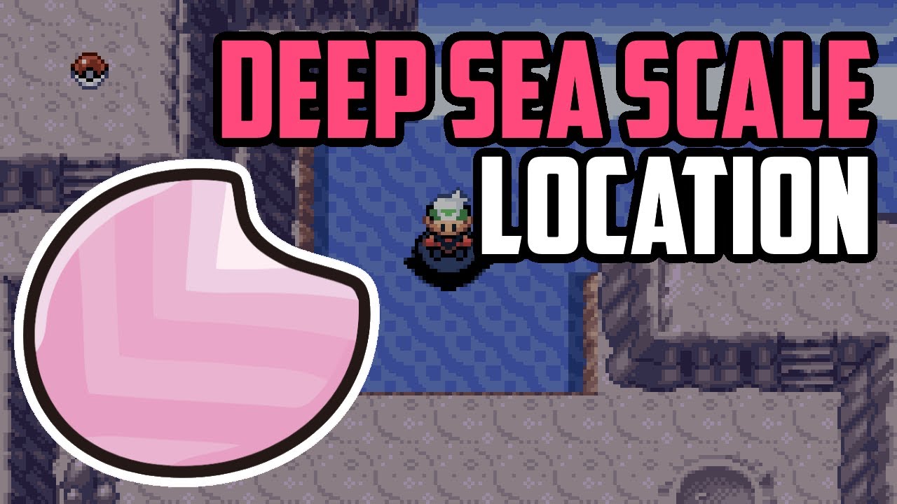 Where to Find Deep Sea Scale - Pokémon Emerald - YouTube