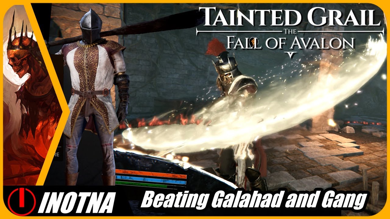 Tainted Grail Fall Of Avalon: Beating Galahad and Gang - YouTube