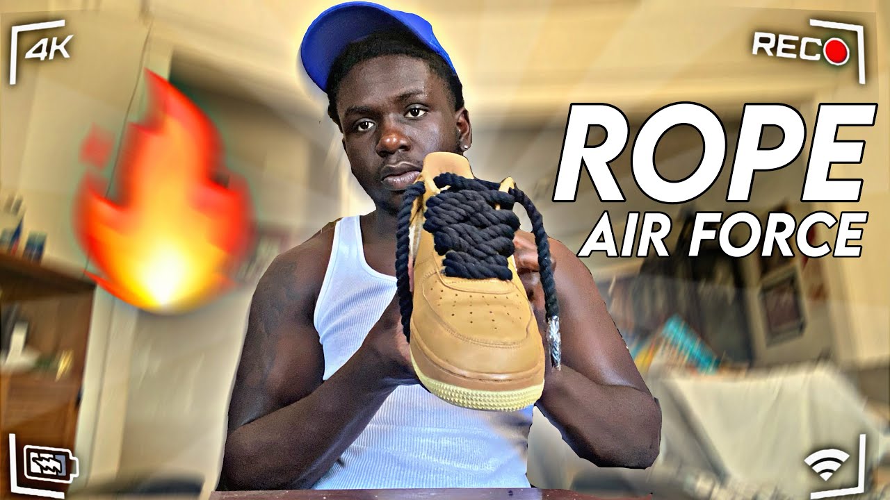 HOW TO MAKE ROPE LACES FORCES - YouTube