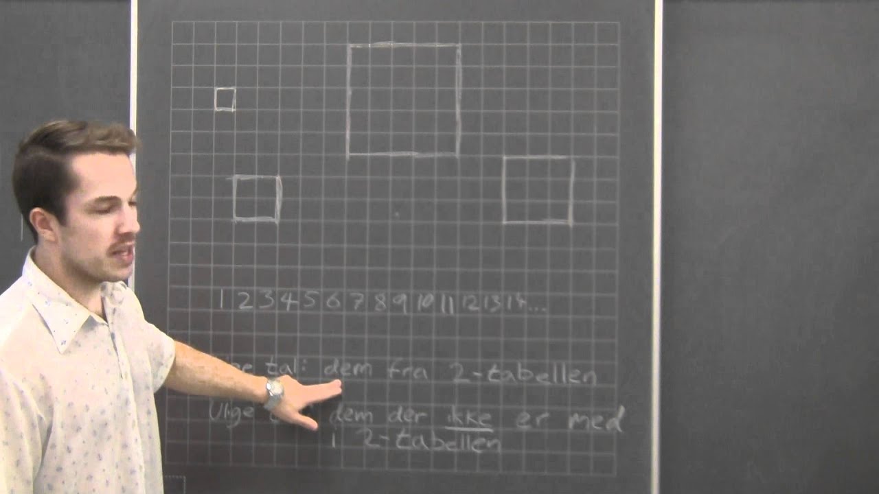 Repetition af kvadrater samt lige og ulige tal.MTS - YouTube