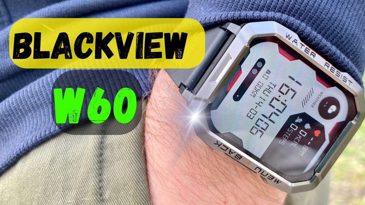 Новинка🔥 Смарт годиник Blackview W60 за 29.99$. 20+ Днів автономності ...