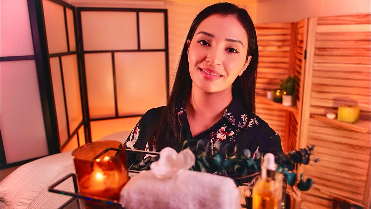 ASMR ULTIMATE Sleep Spa | Tingly Massage and Facial - YouTube