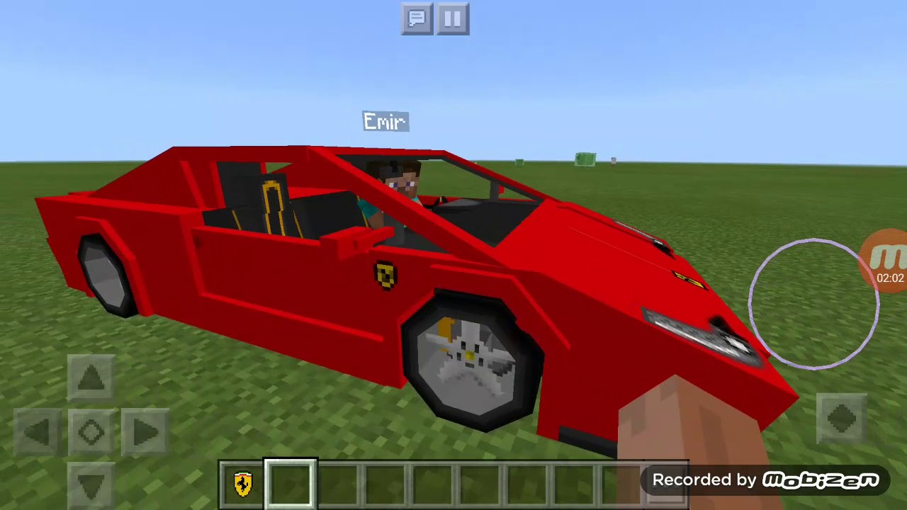 Minecraft ferrari modu - YouTube