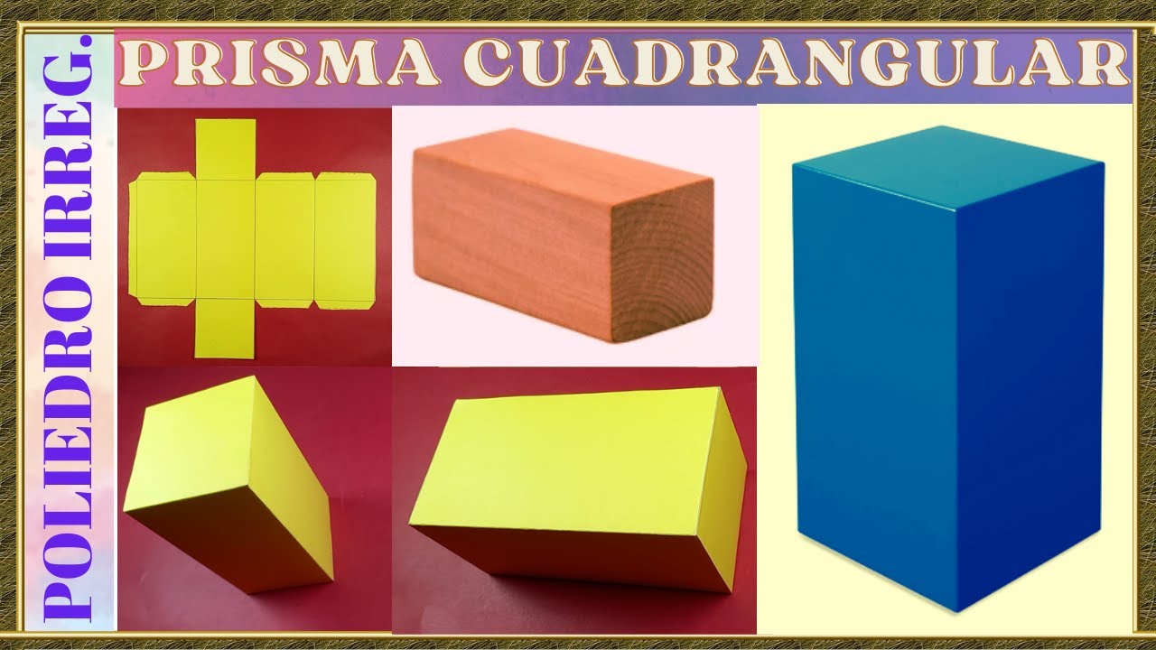 COMO HACER CUERPOS VOLUMÉTRICOS PRISMA CUADRANGULAR / SQUARE PRISM ...