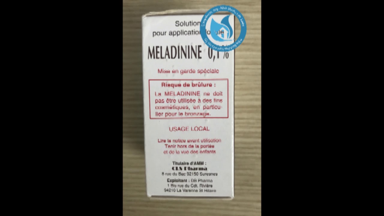 Meladinine 0,1% trị bạch biến hiệu quả CLS Pharma 0973998288 - YouTube