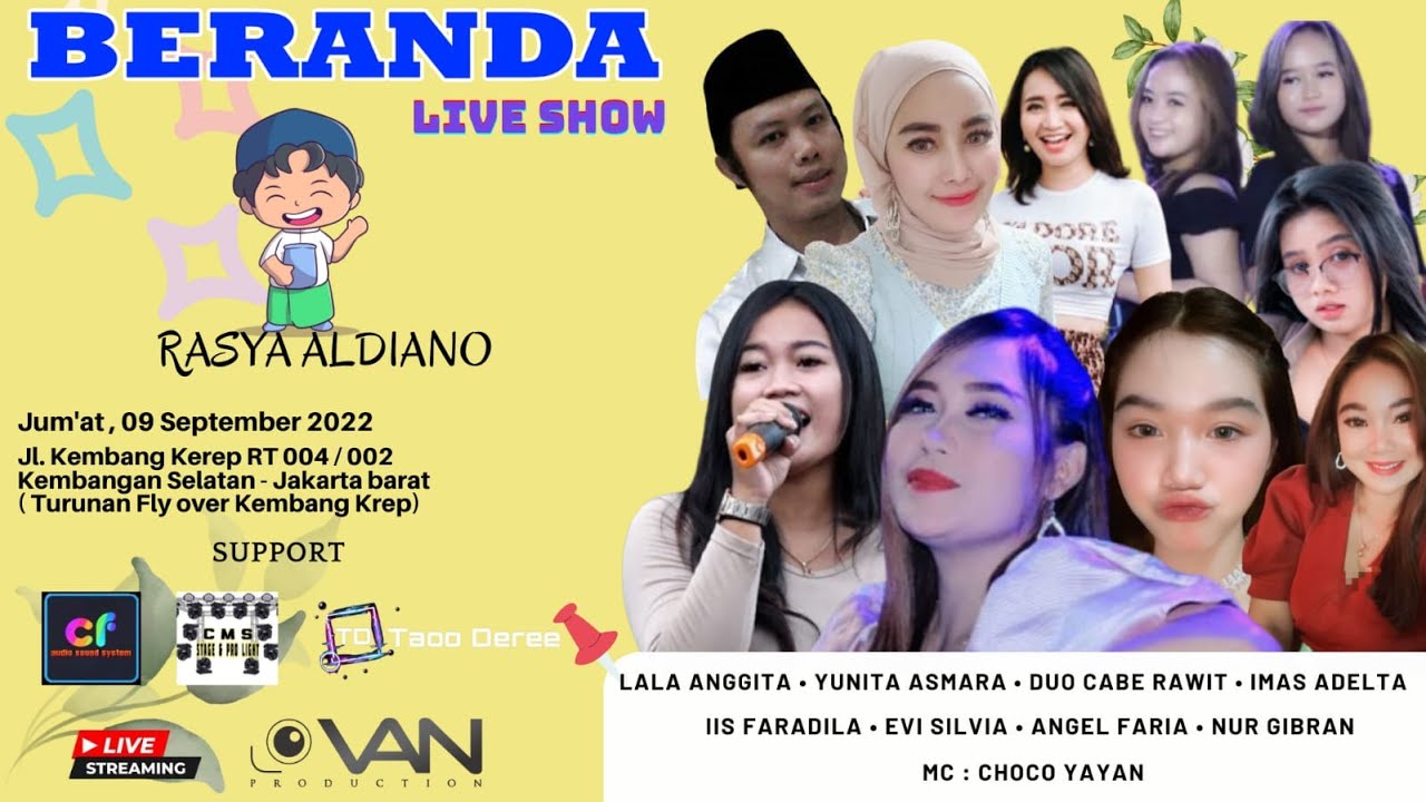 LIVE STREAMING BERANDA MUSIK - 09 SEPTEMBER 2022 - YouTube