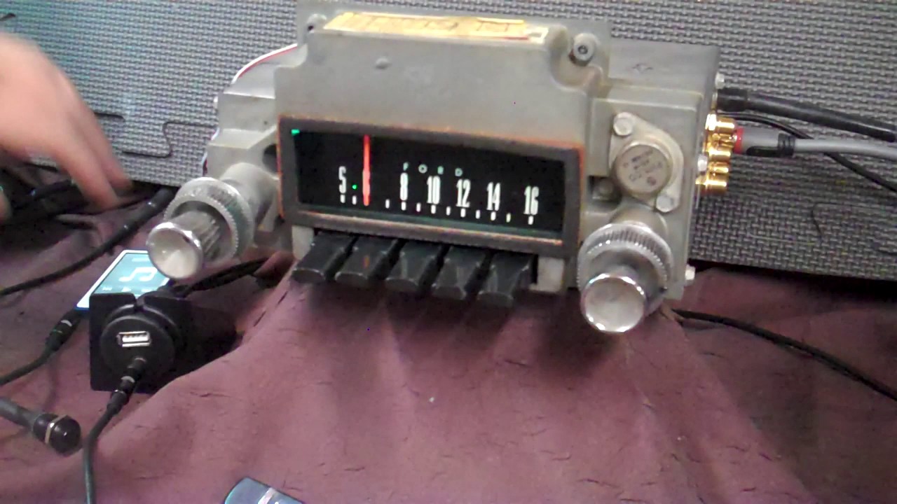 1966 Ford Fairlane original AM radio - YouTube