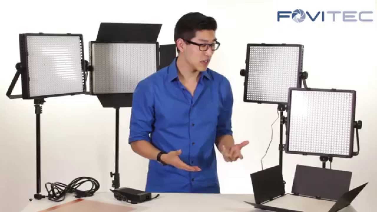 StudioPRO Daylight and BiColor LED Light Panels Overview - YouTube