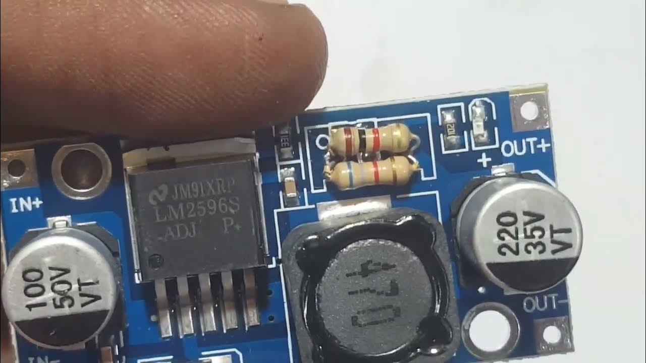 LM2596 OUTPUT VOLTAGE CALCULATION FORMULA SAVE DEVICES FROM SHORT CIRCUIT - YouTube