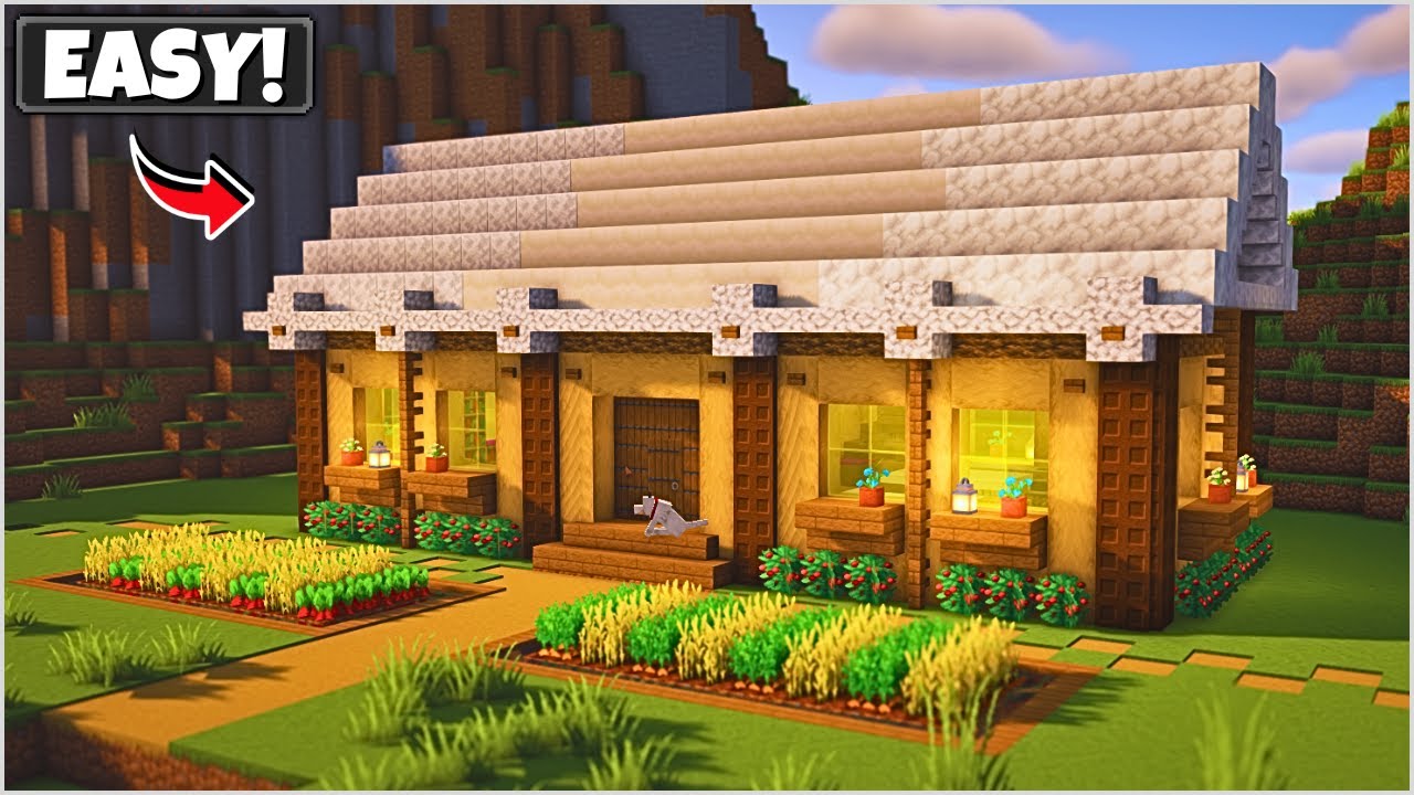 Minecraft: How to Build a Cozy & Simple House | Survival Base Tutorial ...