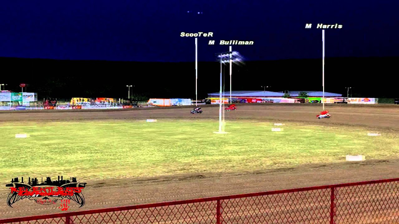 rFactor - SprintCarsOnline Outlaw Series Round 5 - YouTube
