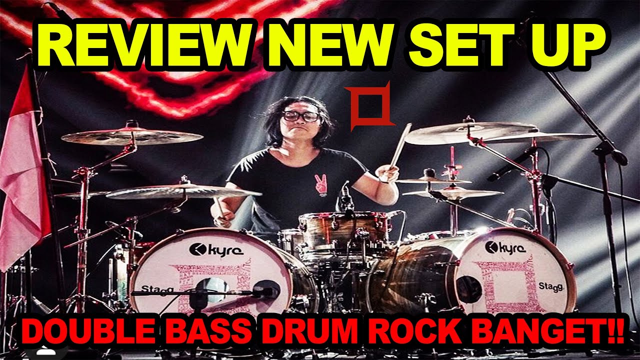 REVIEW DRUM SET DRUMMER KOTAK DOUBLE BASS DRUM !!! | DRUM RIG RUNDOWN ...