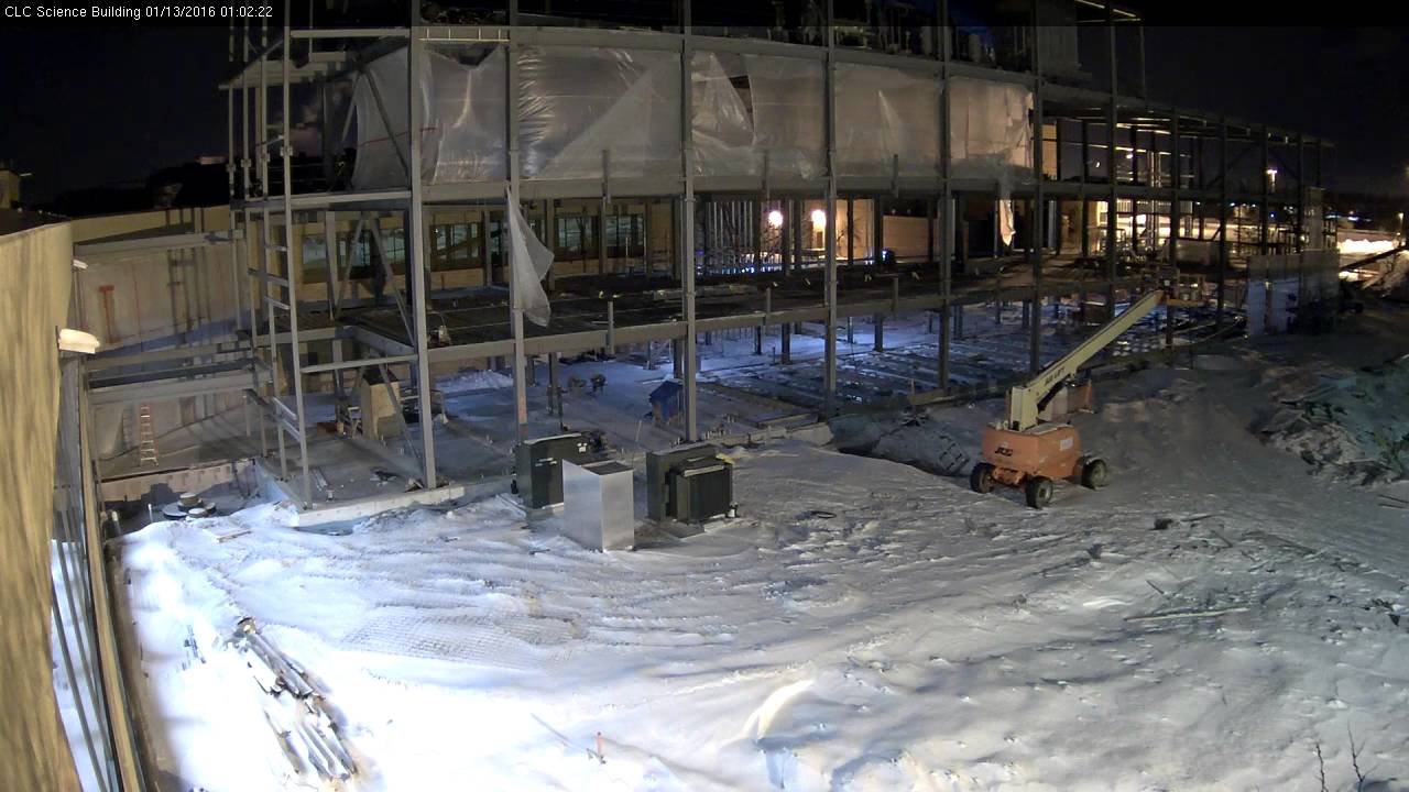 CLC Science Building Construction Camera - YouTube