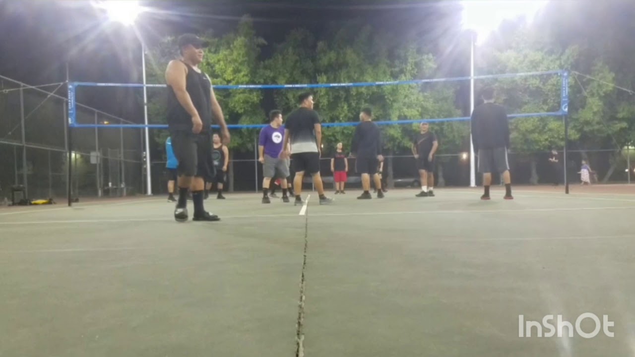 Team Purge Family Volleyball Warm Up Game - YouTube