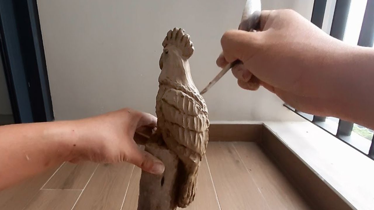 DIY Clay Parrot - How To Make A Clay Parrot - Easy Animal Sculpture ...