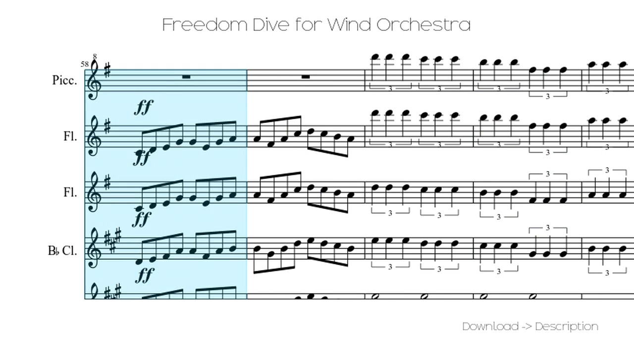 🎶 Freedom Dive For Wind Orchestra 🎸🎸 - YouTube