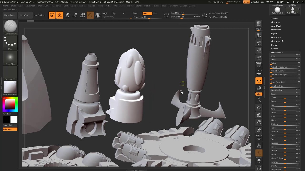 Zbrush en 5 min #45 Ryan´s Tools - YouTube