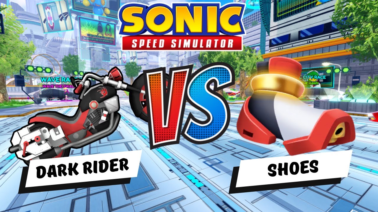 Best Golden Egg Farm: Dark Rider VS Shoe's (Sonic Speed Simulator ...