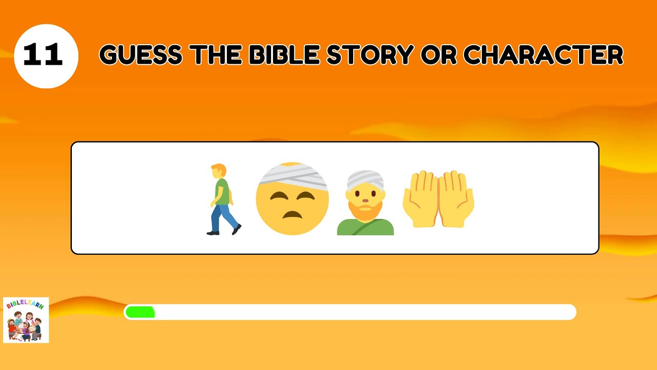 Guess the Bible Story | Bible Quiz | Bible Trivia for Kids | Emoji ...
