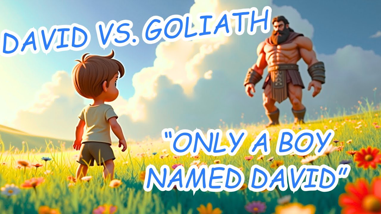 David and Goliath, Popular Bible Story Fun Song for Kids, Only A Boy ...