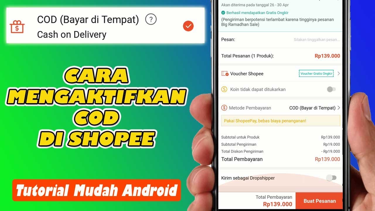 Cara Mengaktifkan COD di shopee, Biar Bisa Belanja Bayar di Tempat ...