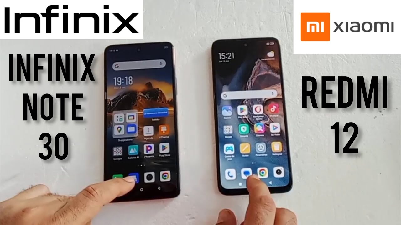 Infinix Note 30 vs Redmi 12 Speed Test Comparison - YouTube