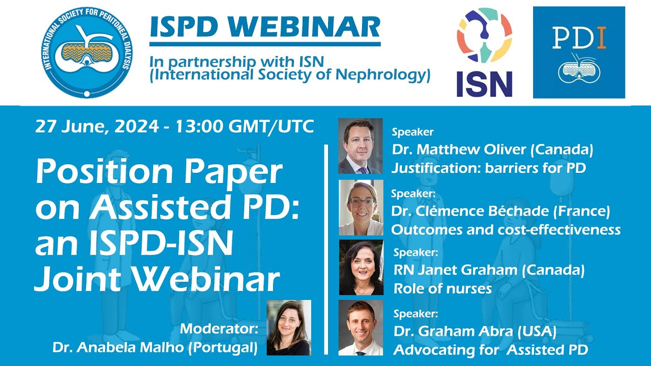 ISPD Position Paper on Assisted PD - a joint webinar with the ISN - YouTube