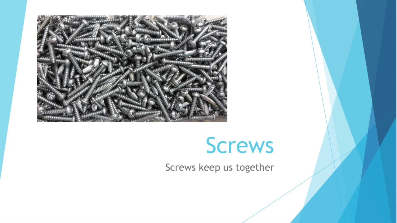 Beginning Engineers Screws - YouTube