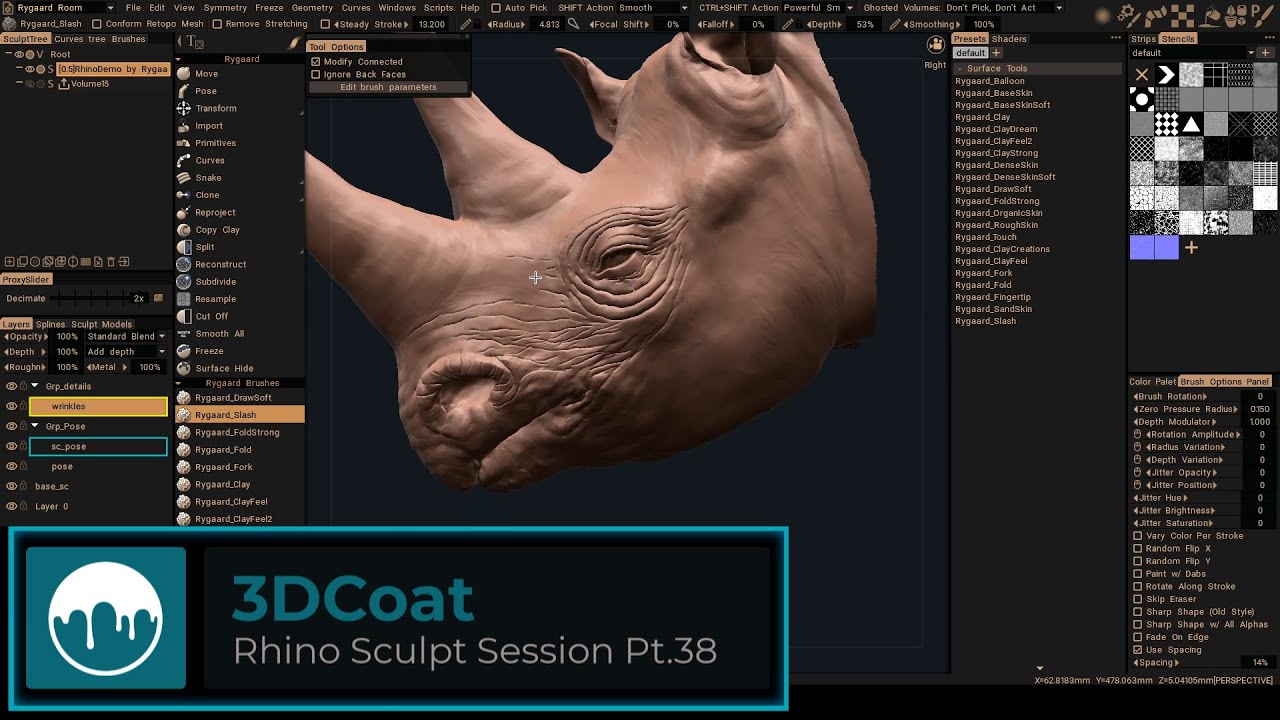 3DCoat Sculpt Sessions Pt 38 - YouTube