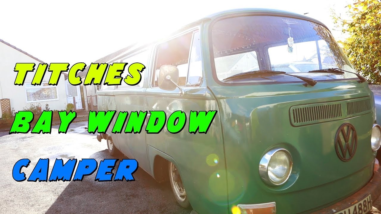 Titch's SLAMMED 1970 Bay Window Camper - YouTube