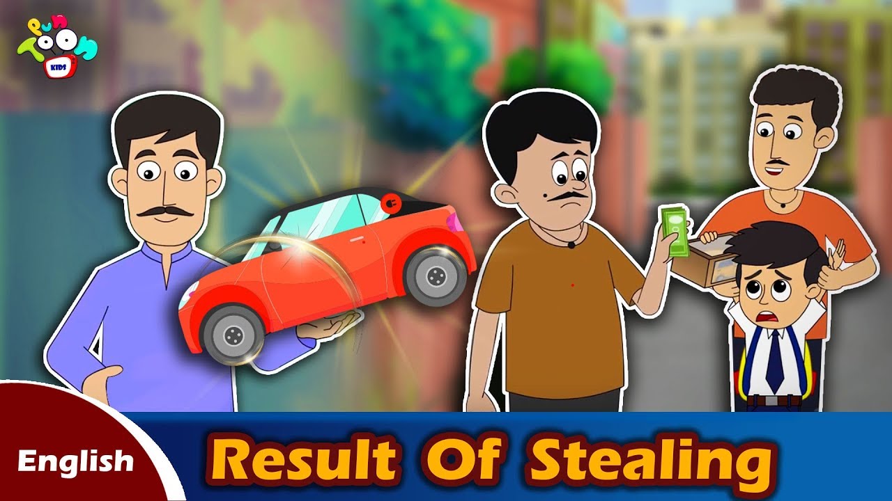 Greedy Thief & Remote Control Car | English Moral Stories | English ...