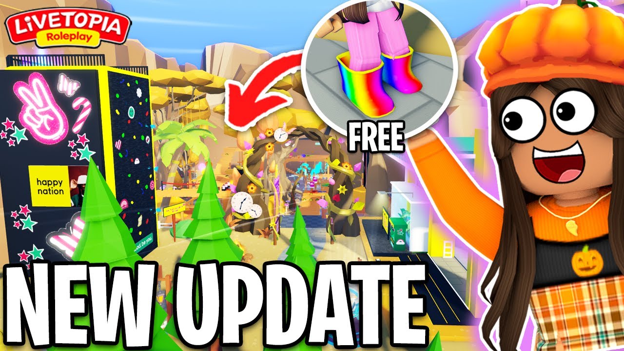 NEW HAPPY NATION HUB in LIVETOPIA ROLEPLAY (Roblox) Update 77 - YouTube