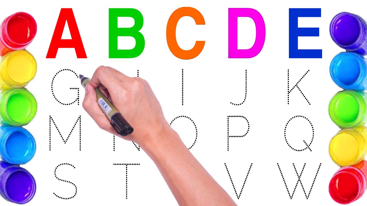 ABCD|Alphabet A To Z| |Write Letters for Children |Teaching Writing ABC ...